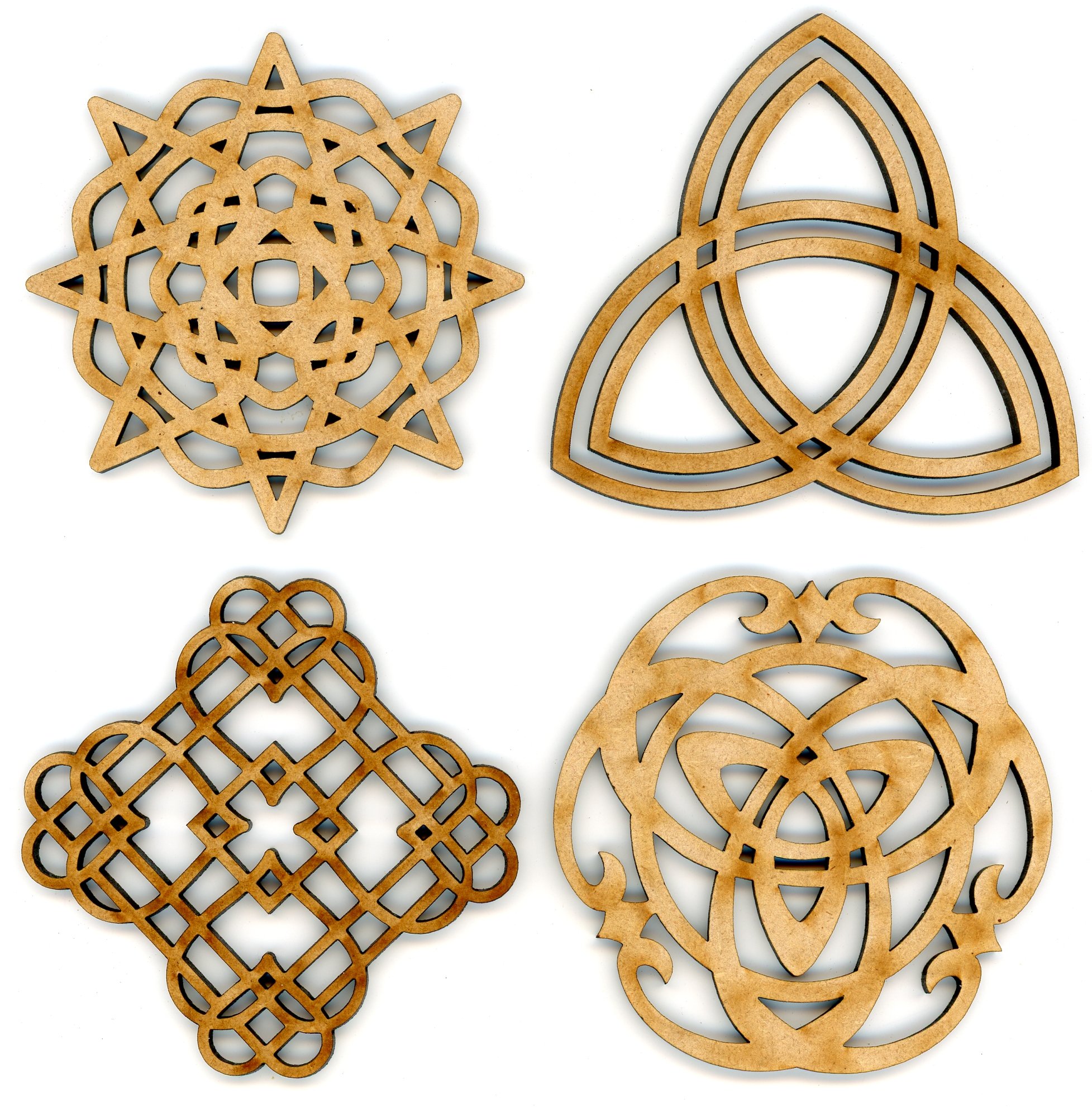 Amazon.com: EP Laser Celtic Ornaments 3” Set of 4 for Decorations ...