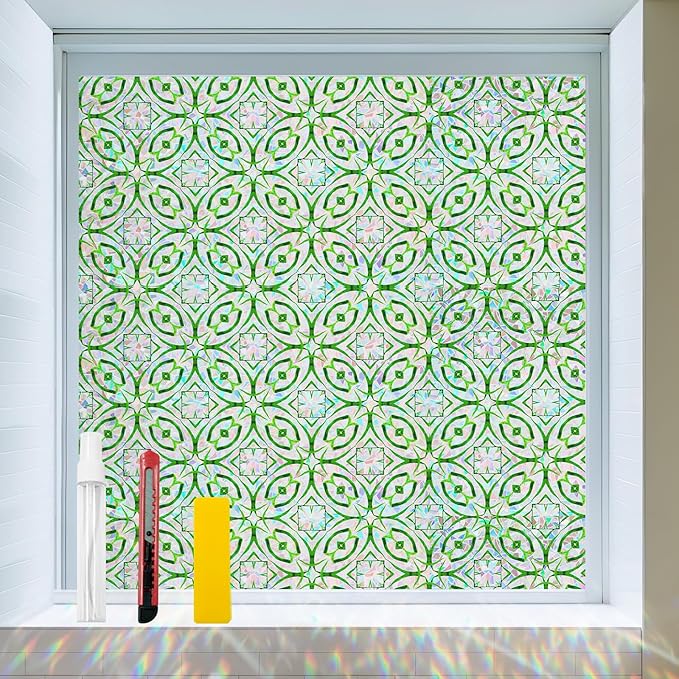 Amazon.com: COUNTEWOL Window Privacy Film with Installation Tools Home ...