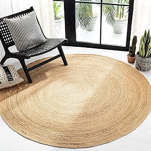Amazon.com: Hand Braided Round Jute Rug Area 4x4 Round Rug Custom Size ...