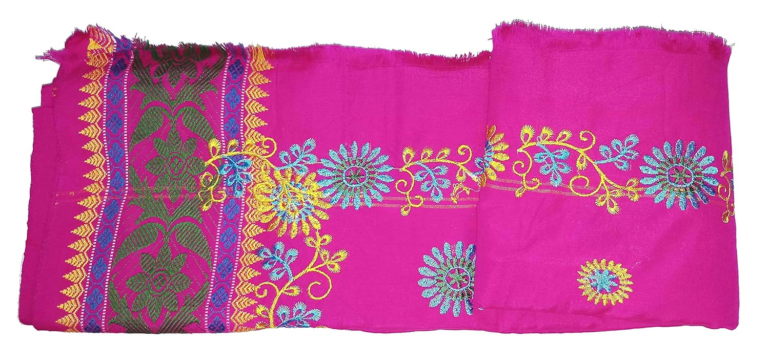 Buy Bodo Traditional Dresses Bodo Dokhona Traditional Dress (BTD1, Pink ...
