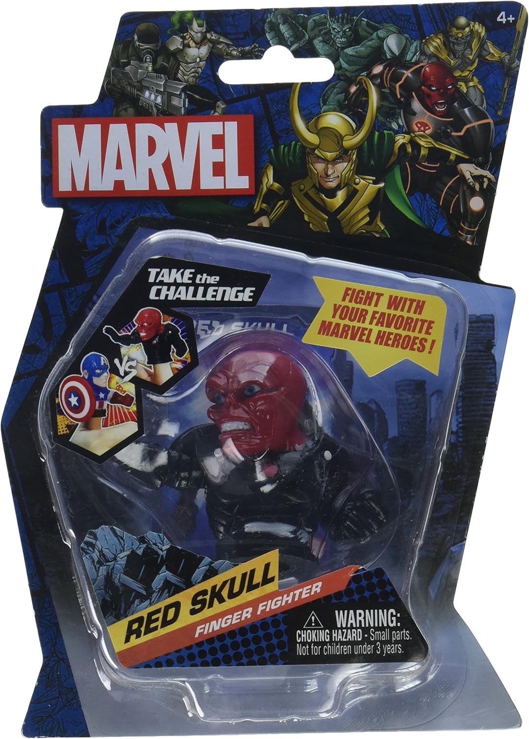 Amazon.com: Marvel Red Skull Finger Fighter Action Figure : Toys & Games