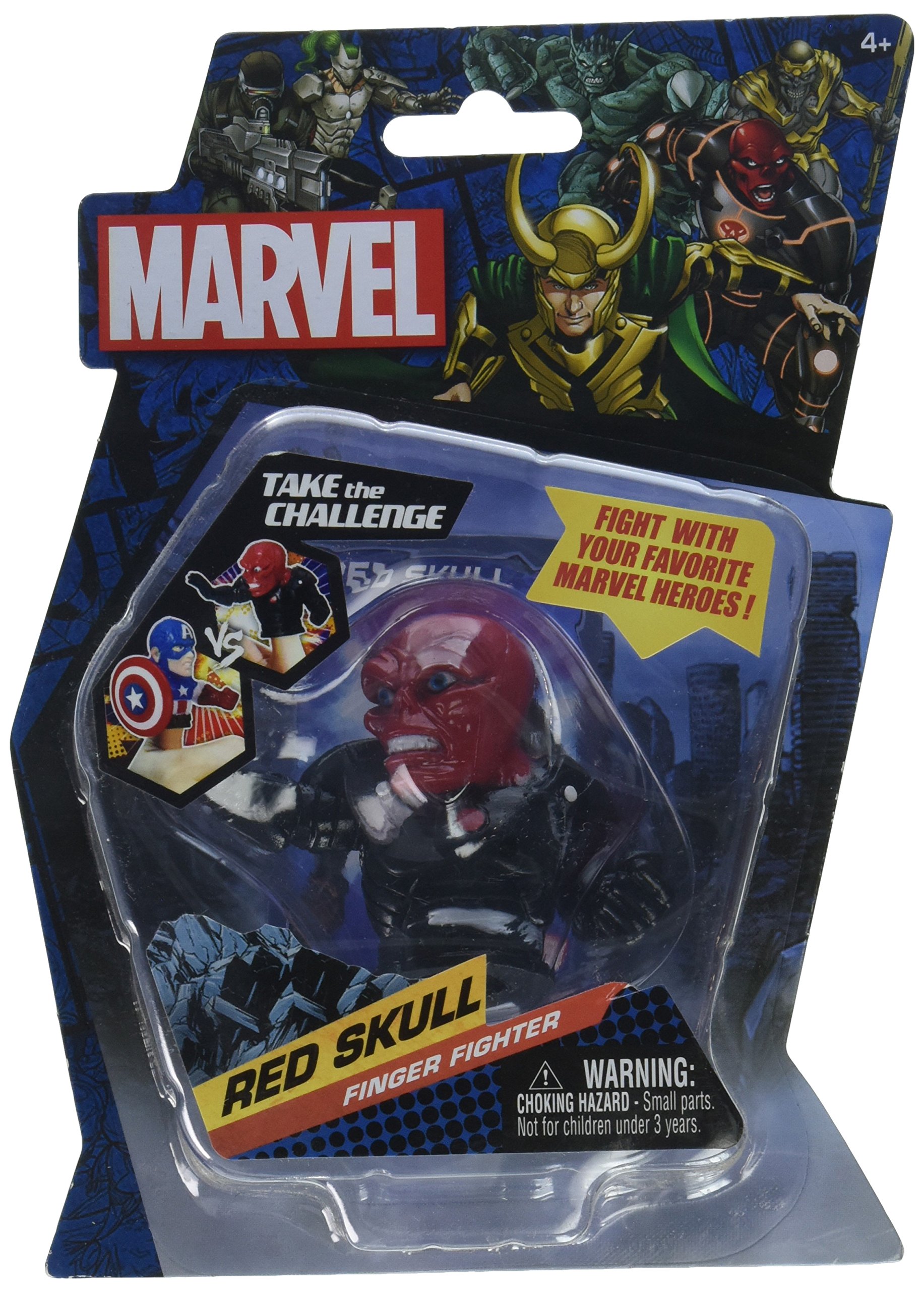Marvel Red Skull Finger Fighter Action Figure : Amazon.co.uk: Toys & Games