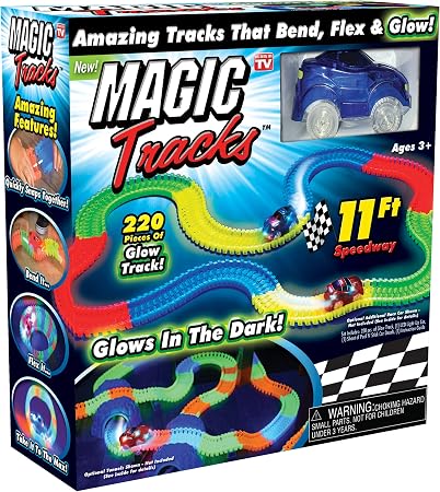 Amazon.com: Ontel Magic Tracks The Amazing Racetrack That Can Bend ...