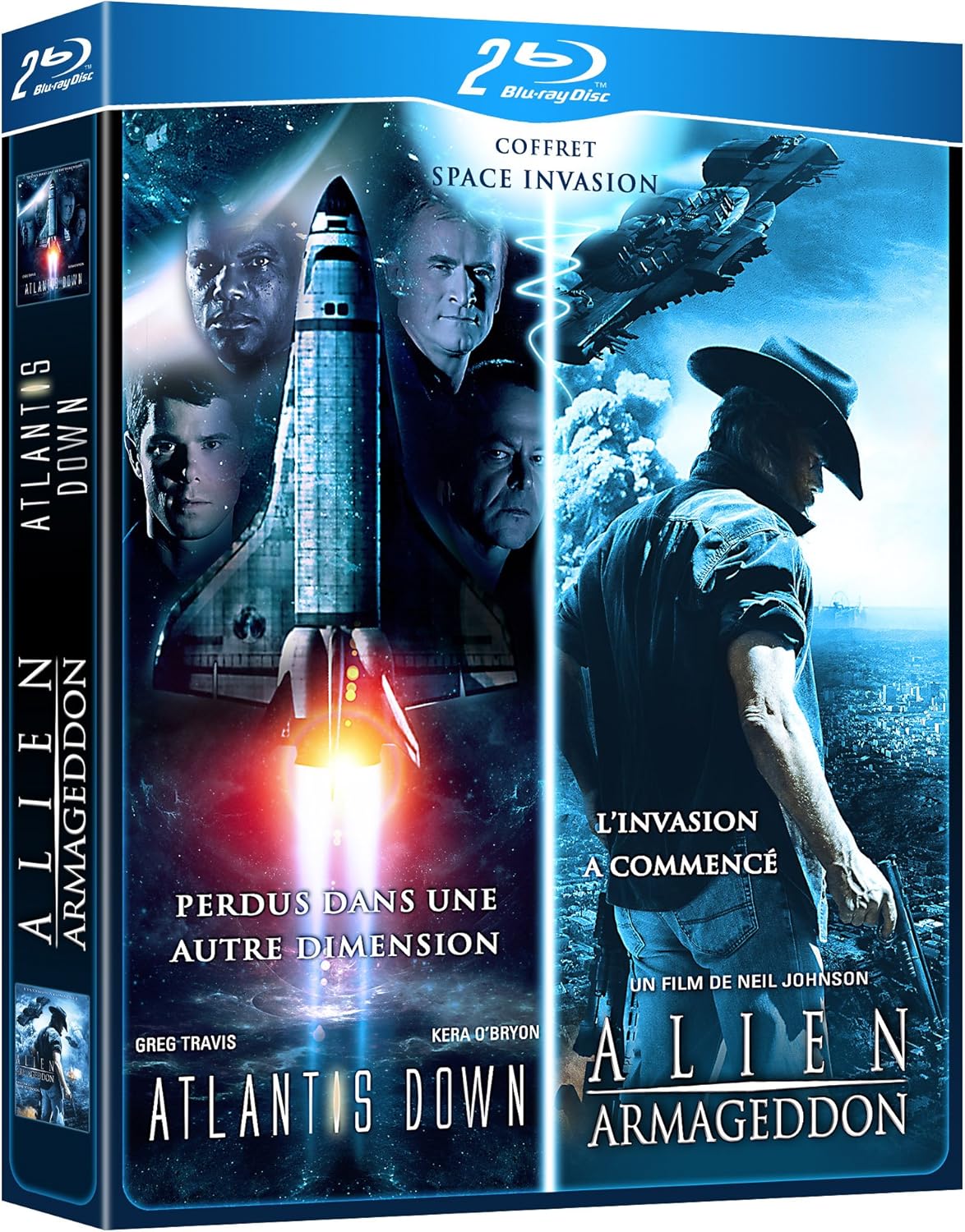 Space Invasion : Alien Armageddon / Atlantis Down [Blu-ray]: Amazon.ca ...