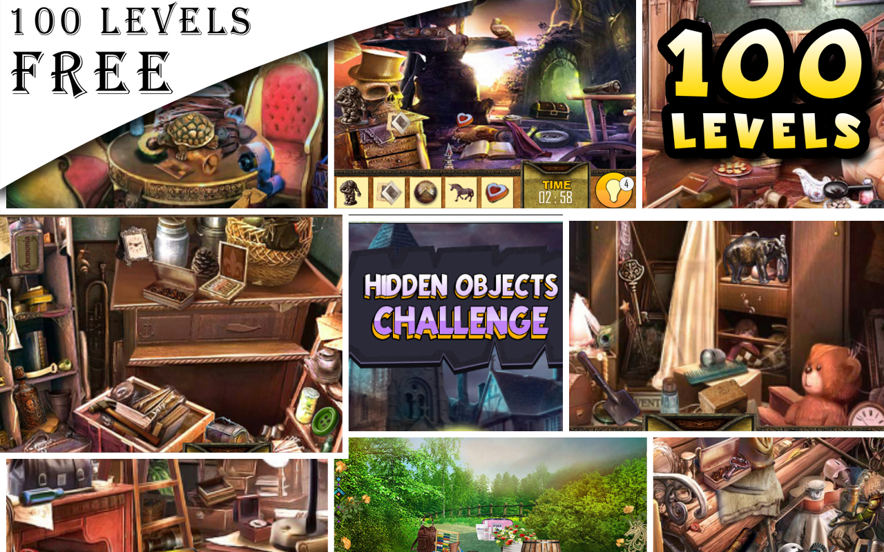 Hidden Object Game : 100 Levels of Hidden Object Challenges - App on ...