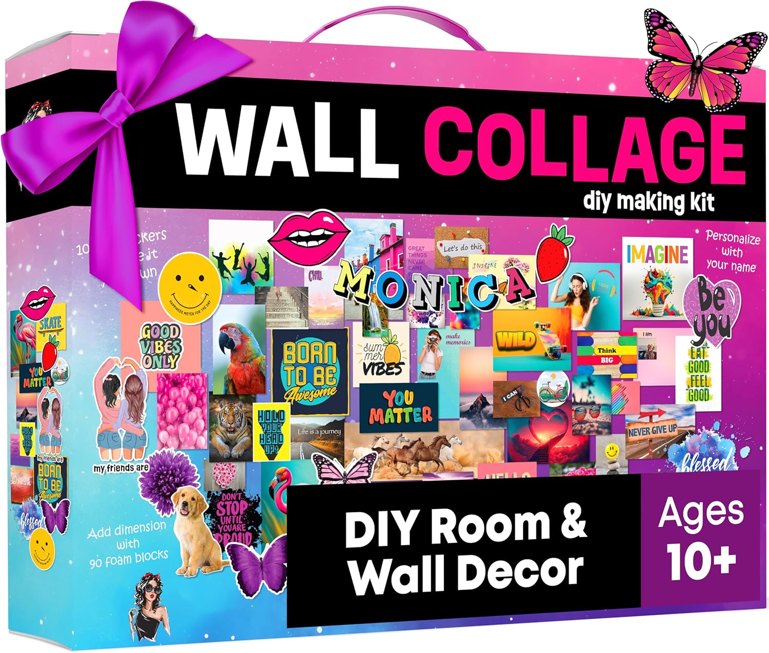Wall Collage Kit for Teen & Tween Girls - Teenage Girl Room Decor 10 11 ...