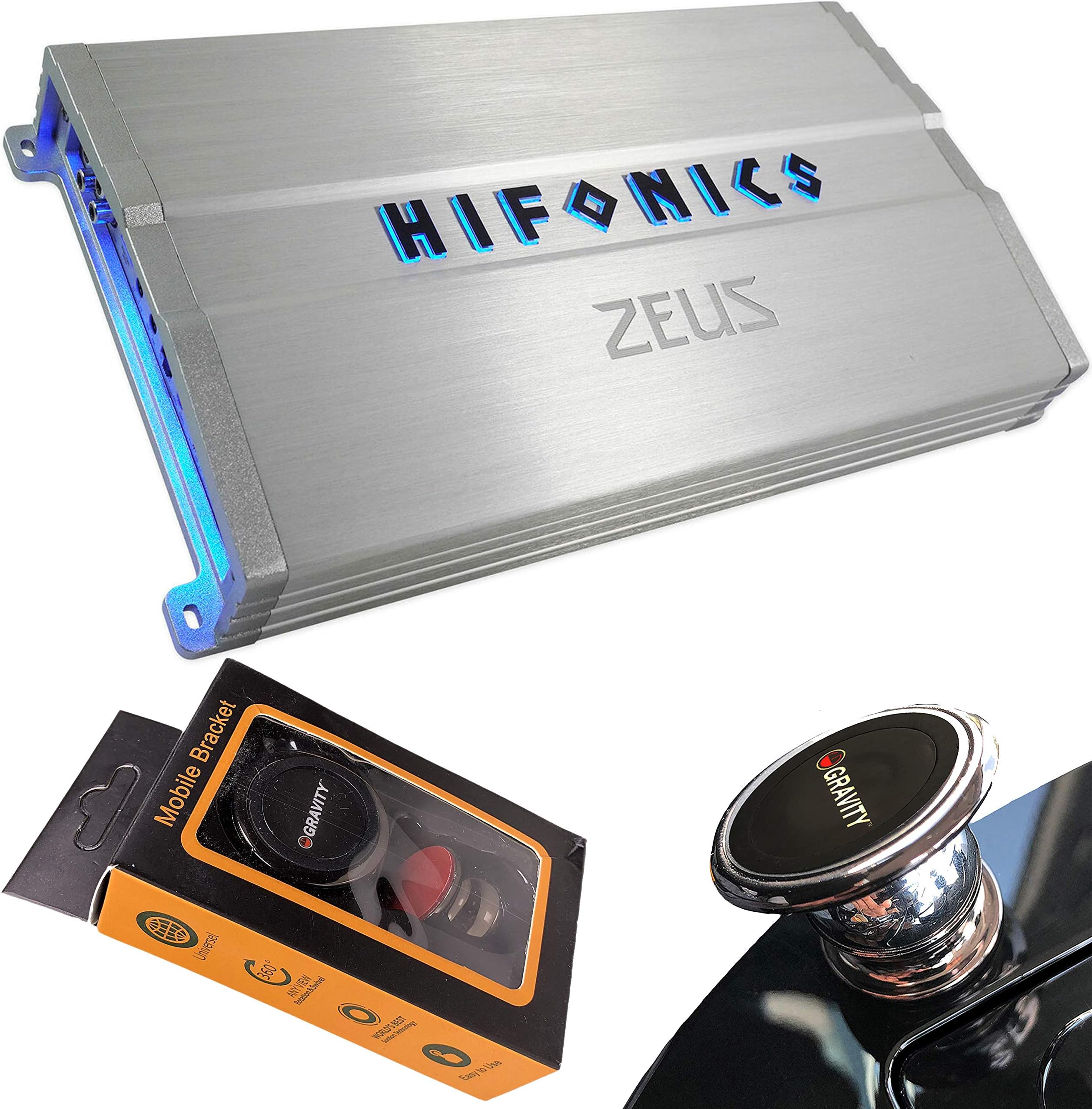 Amazon.com: Hifonics ZG-1200.4 Zeus Gamma 1200 Watts 4-Channel Full ...