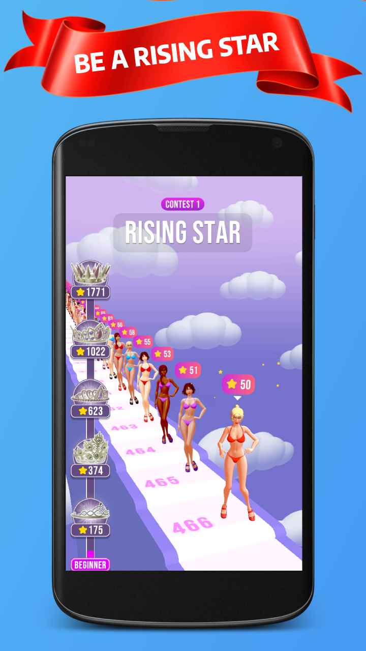 Catwalk Fashion Queen Dress Up Challenge: Dancer Queen Running Fashion ...