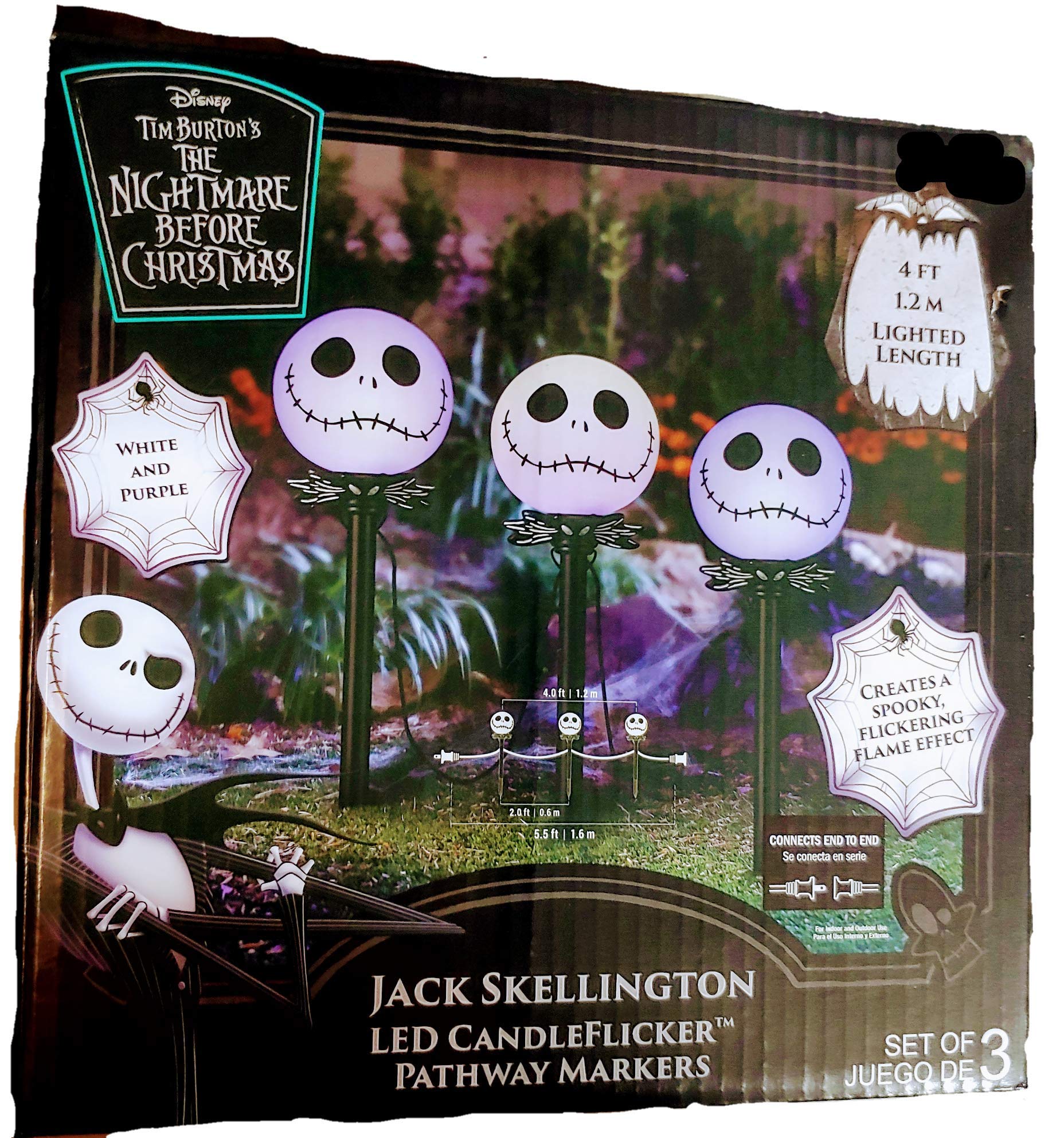 Jack Skellington Christmas Lights Disney The Nightmare Before