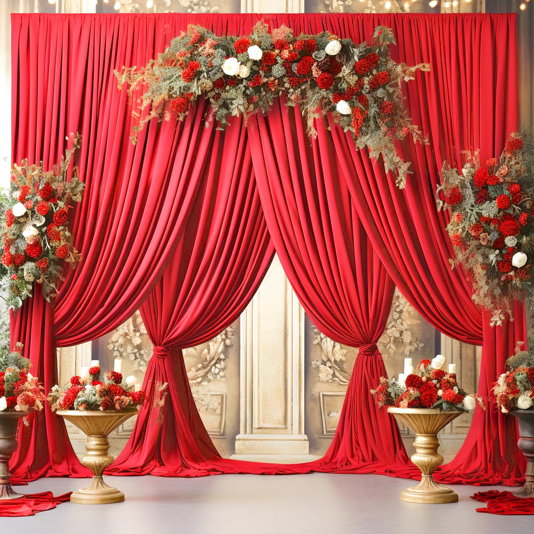 Red Drape Wedding