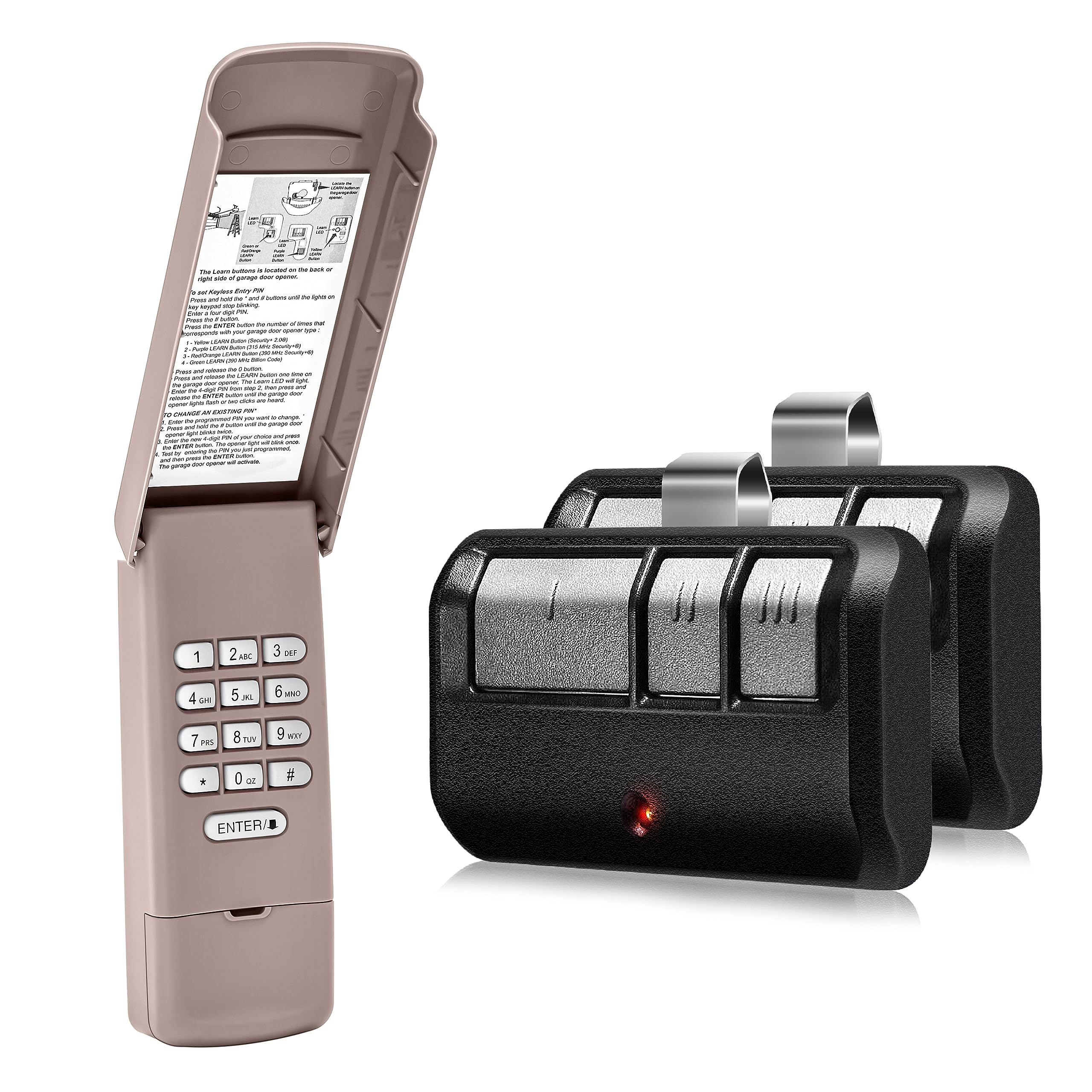 Amazon.com: 1Pcs 877MAX Premium Universal Wireless Keypad with 2Pcs ...