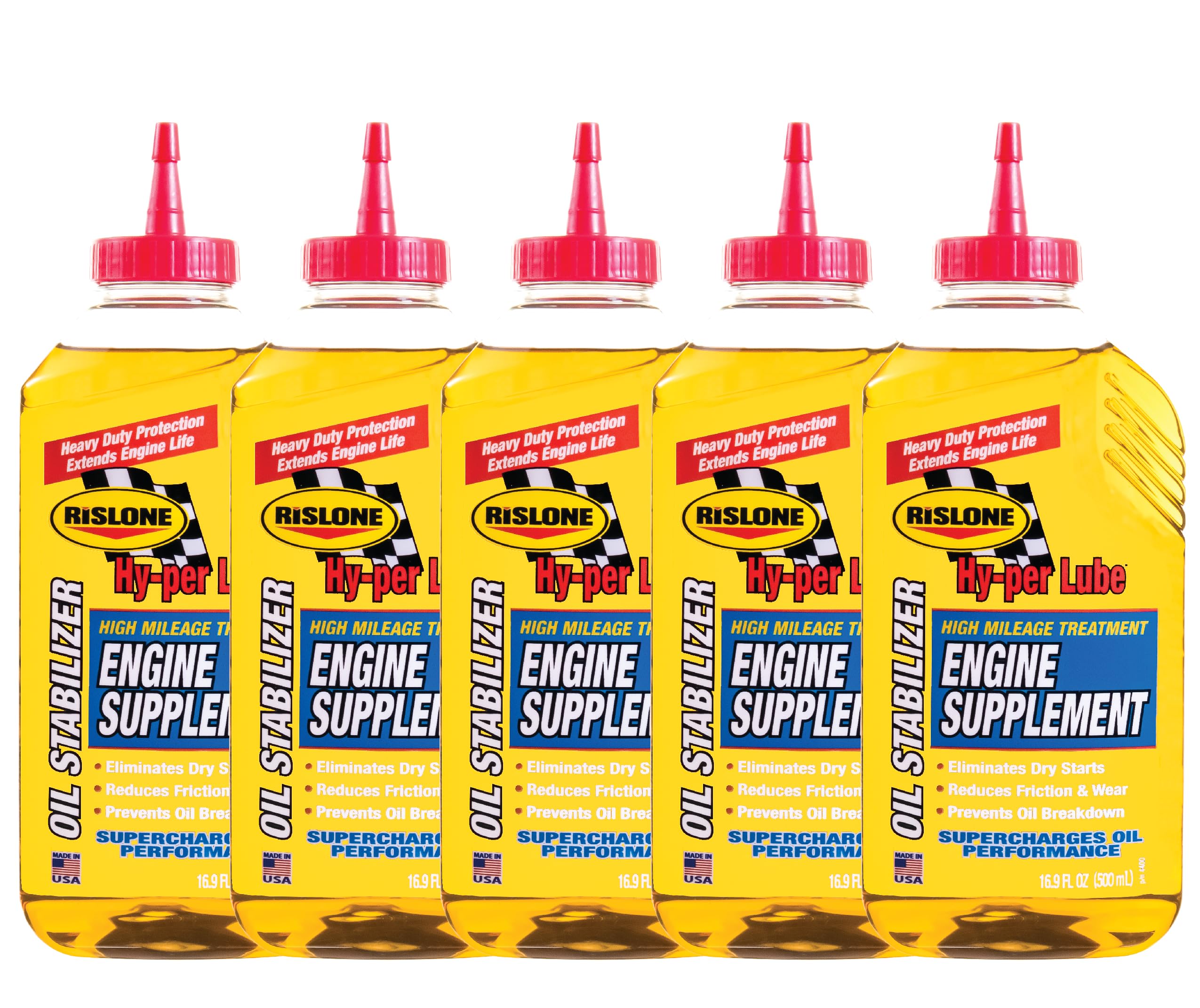 Amazon.com: Rislone High Mileage Oil Supplement/Stabilizer, 16.9 oz ...
