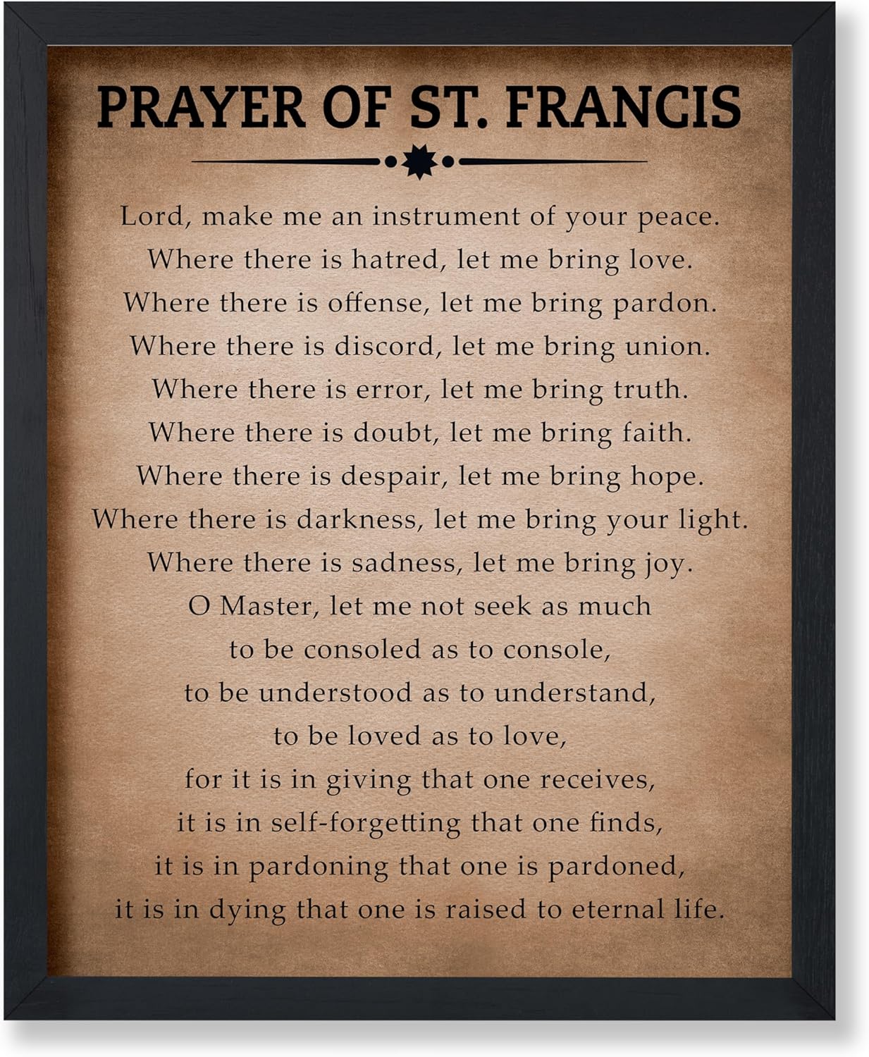 Amazon.com: Poster Master Prayer of Saint Francis Poster - Instrument ...
