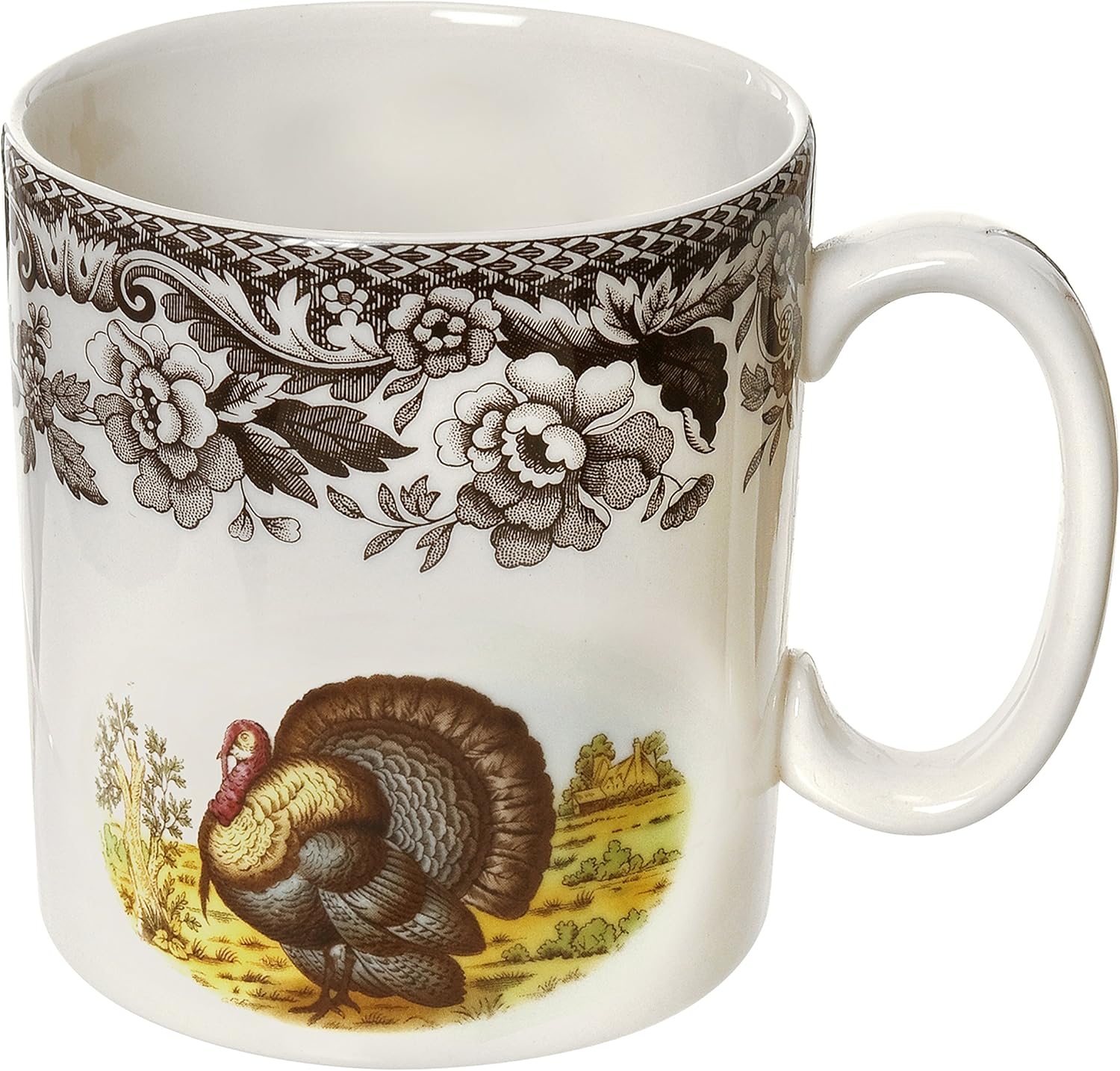 Amazon.com | Spode Woodland Turkey Coffee Mugs: Coffee Cups & Mugs