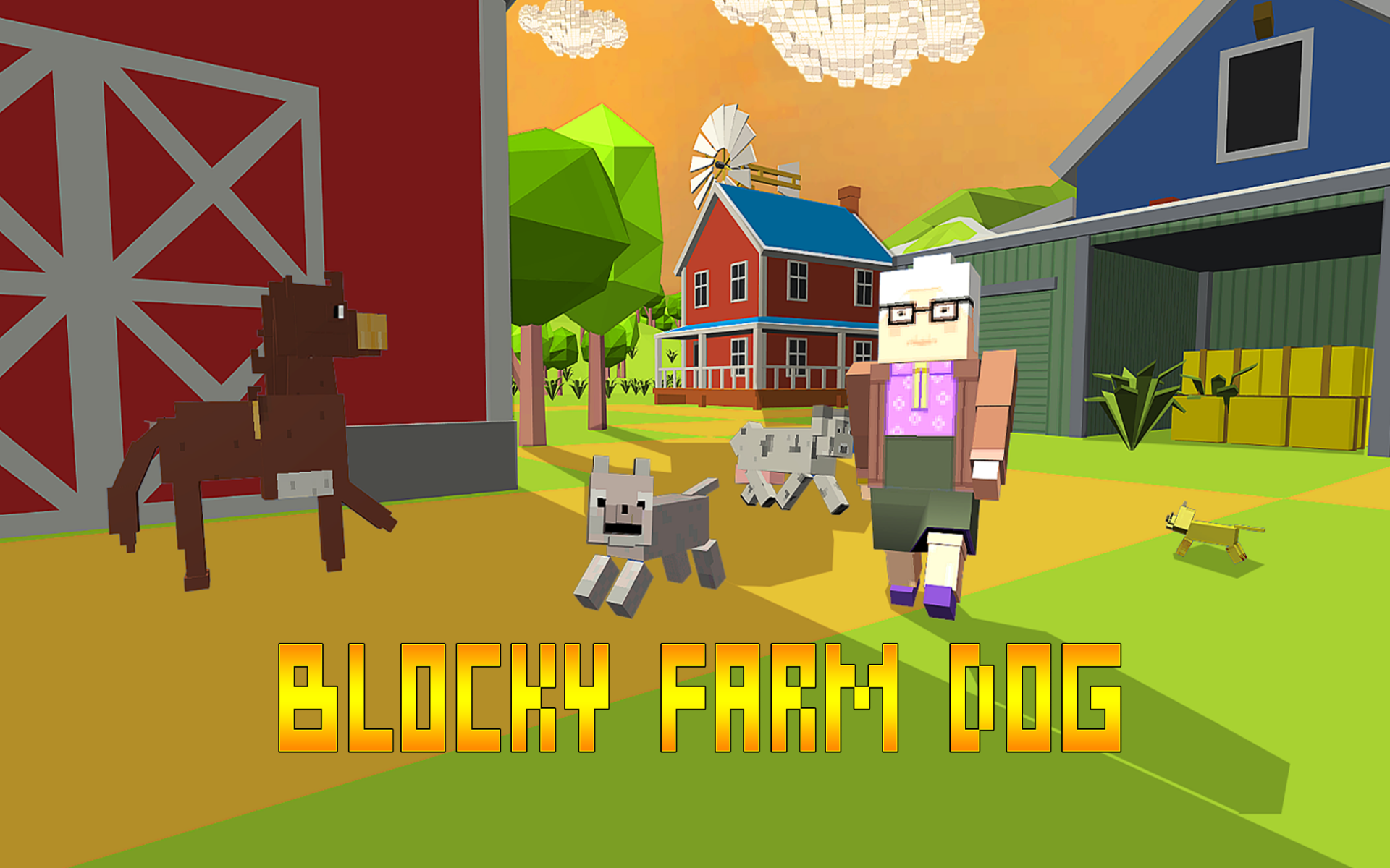 Blocky Dog: Farm Survival - App on Amazon Appstore
