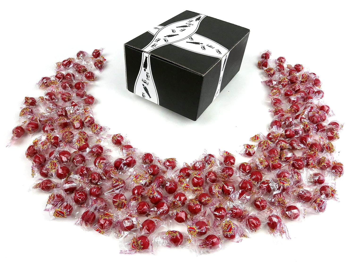 Amazon.com : Atomic Fireballs Large Size Cinnamon Flavored Hard Candy ...