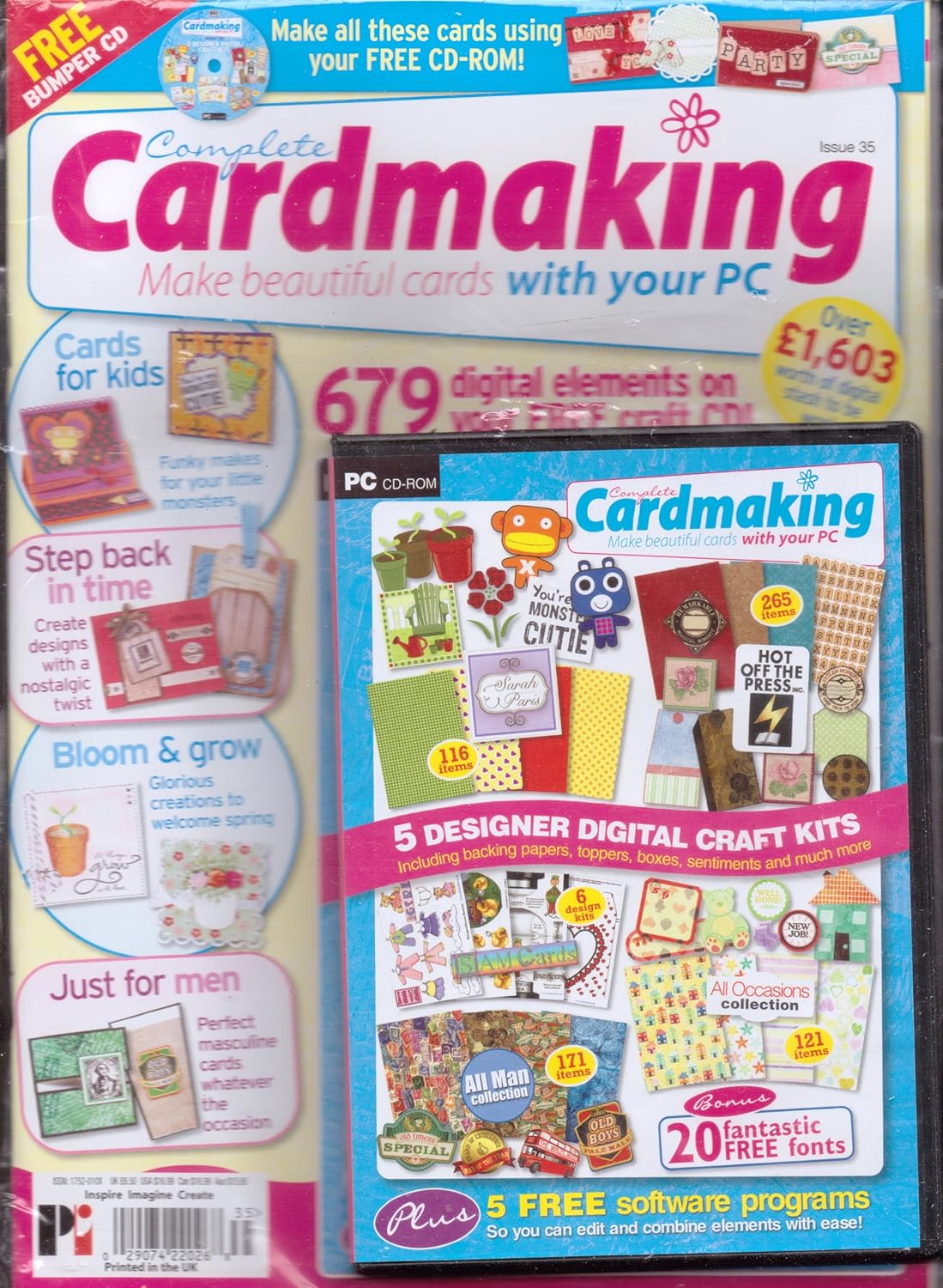 Complete CARDMAKING Magazine. Free Bumper CD. #35. 2012.: Amazon.com: Books