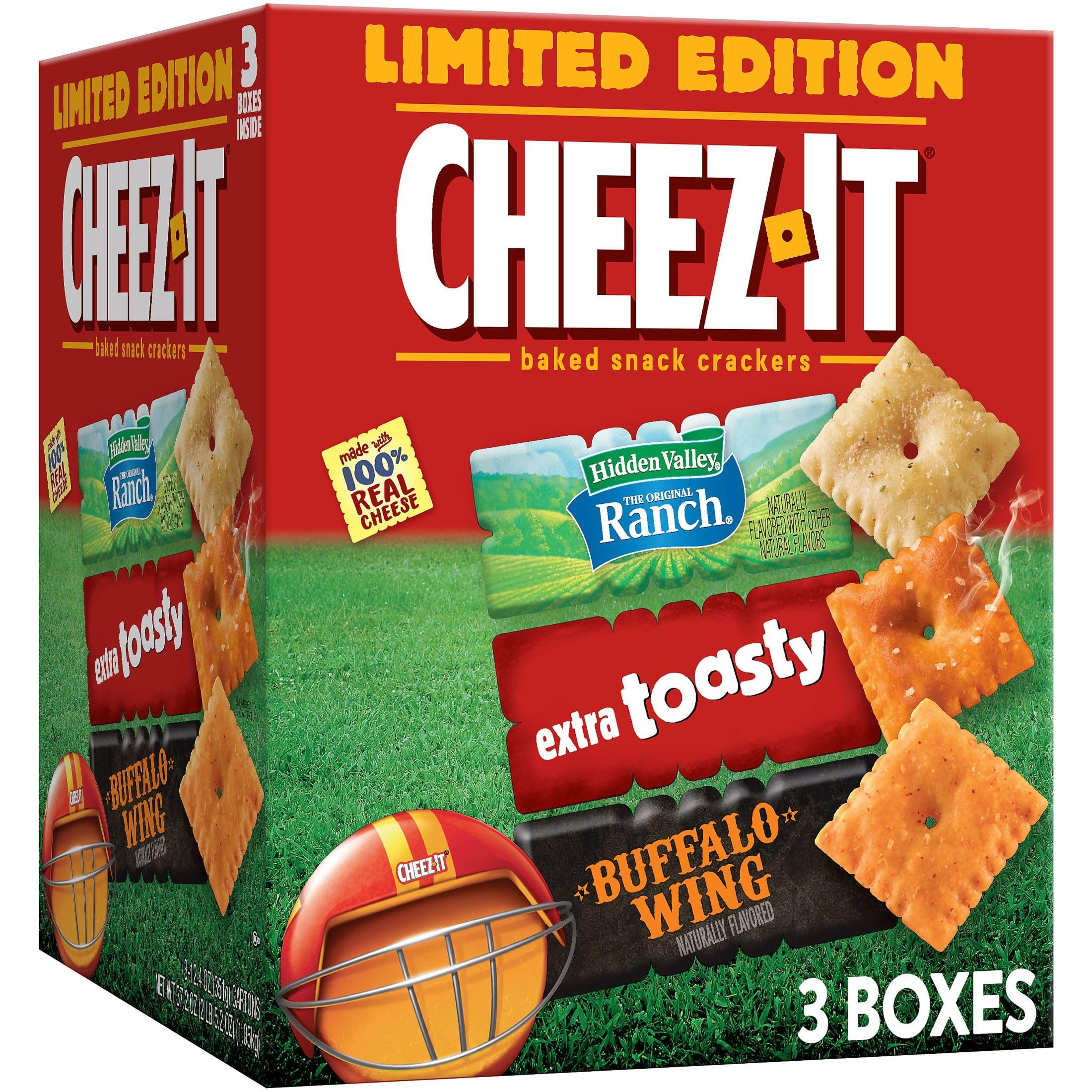 Amazon.com: Cheez-It Cheese Crackers, Baked Snack Crackers, Limited ...