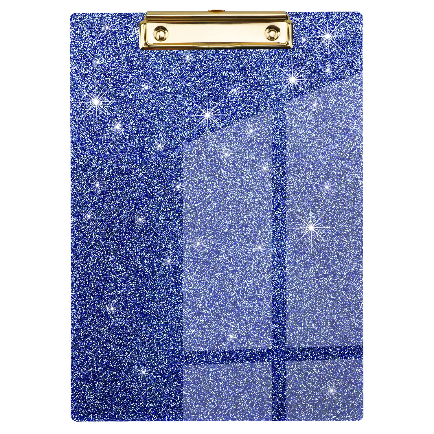 Snapklik.com : WAVEYU Acrylic Clipboard, Glitter Cute Clipboard For ...