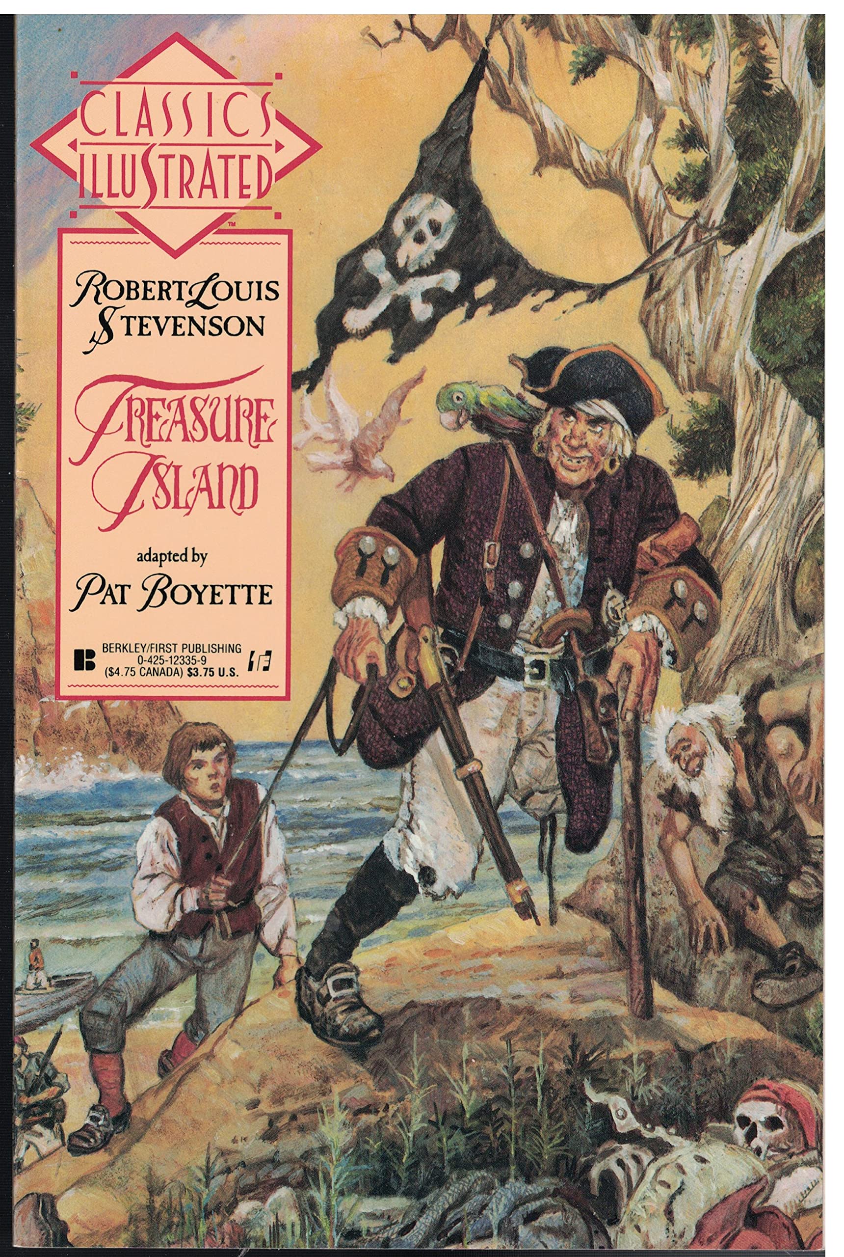 Treasure Island (Classics Illustrated): Stevenson, Robert Louis ...