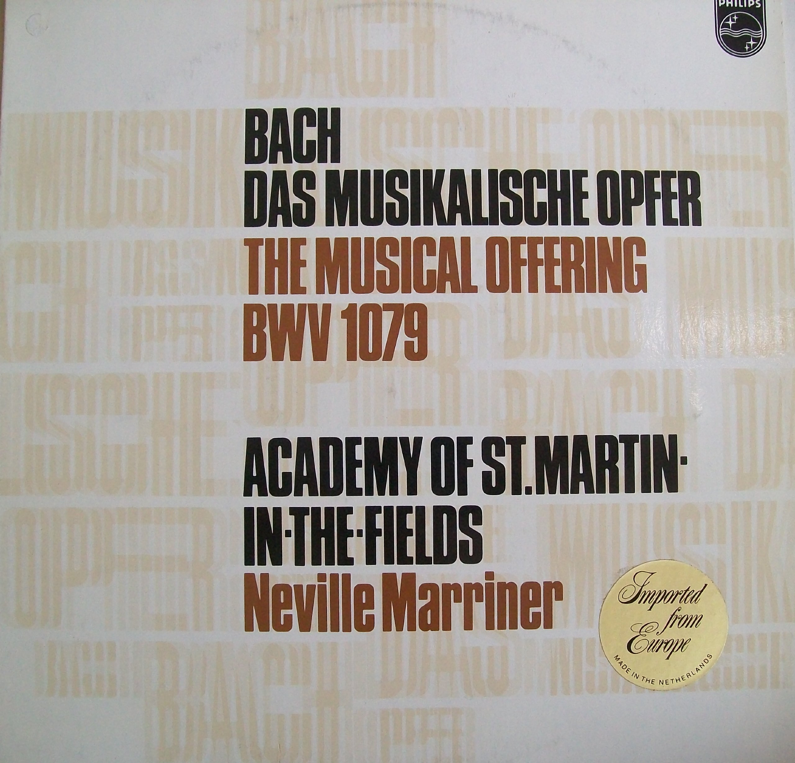 Amazon.com: Bach: Das Musikalische Opfer - The Musical Offering BWV ...