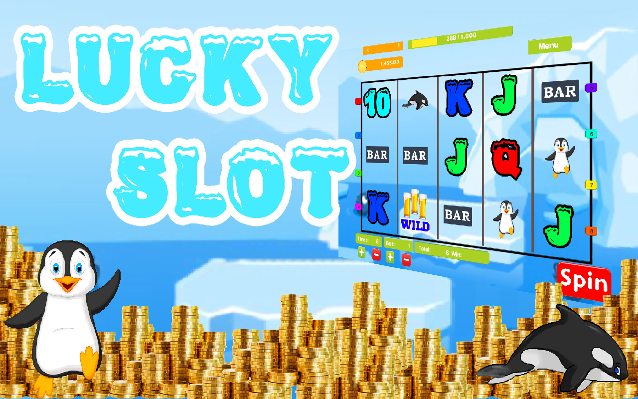 Lucky Penguin Penny Nickel Dime Progressive Jackpot Lucky Treasure ...