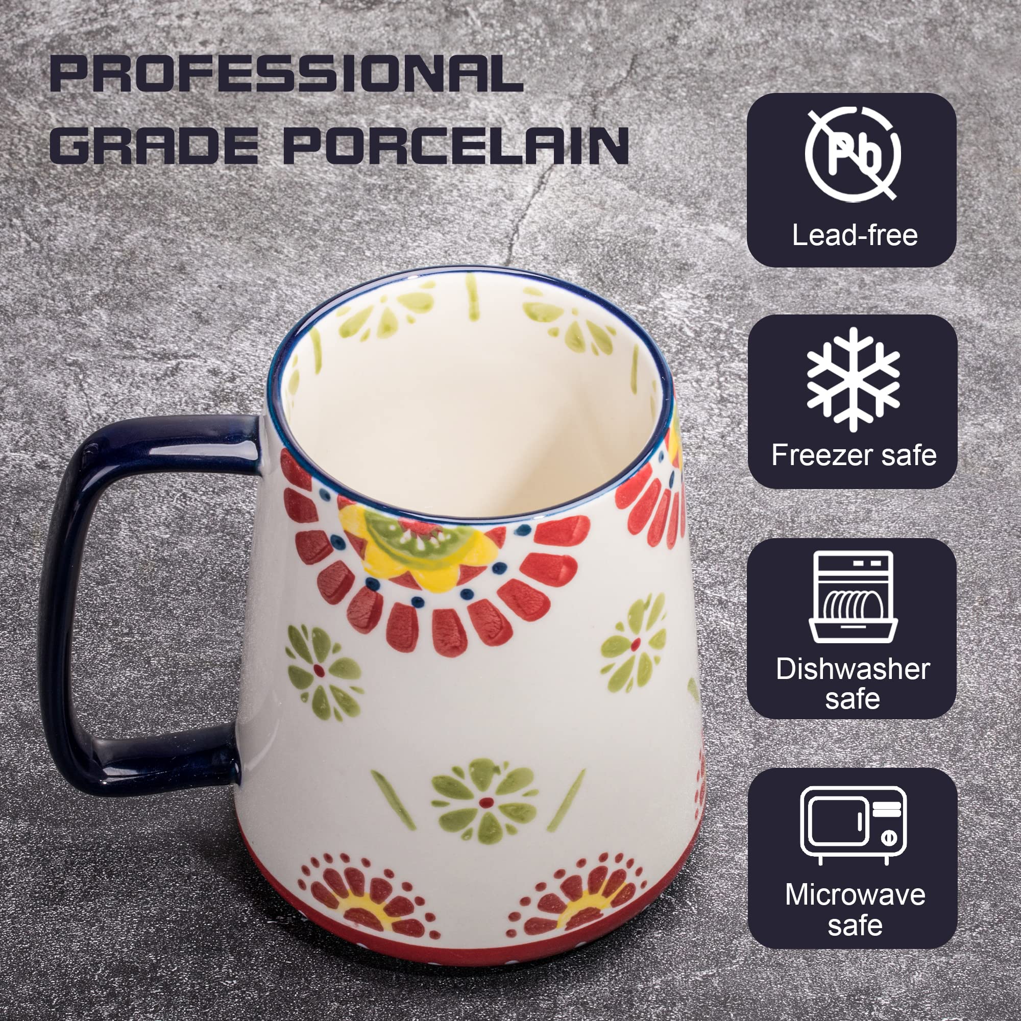 Snapklik.com : Tsreinh Extra Large Ceramic Coffee Mug,24 Oz,Oversized ...