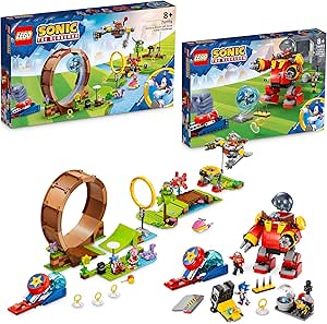 LEGO Sonic the Hedgehog Boss Battle Bundle: Sonic vs. Dr. Eggman's Death Egg Robot (76993) and ...