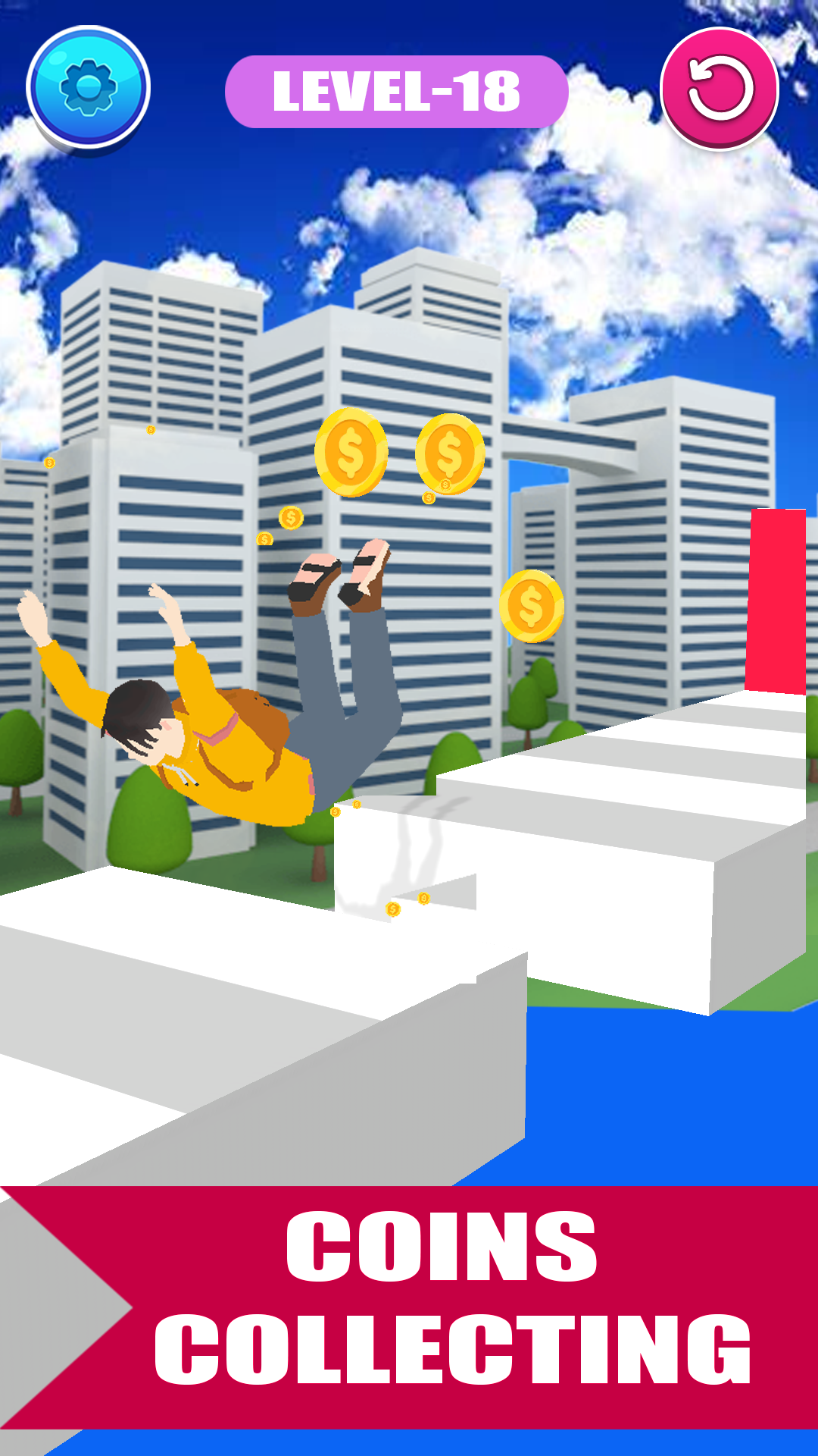 Backflip Stunt Parkour Master: Ragdoll Jump & Dive Challenge 3D - Crazy ...