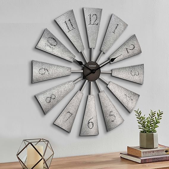 Amazon.com: CLXEAST 30 Inch Large Farmhouse DIY Windmill Decor Wall ...