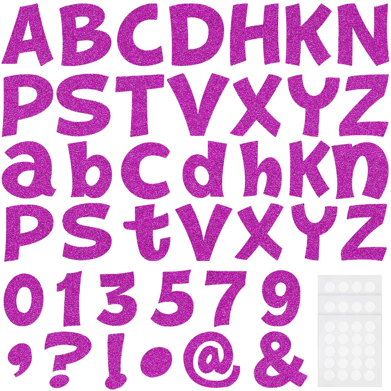 Snapklik.com : Colarr 216 Pcs Glitter Bulletin Board Letters For ...