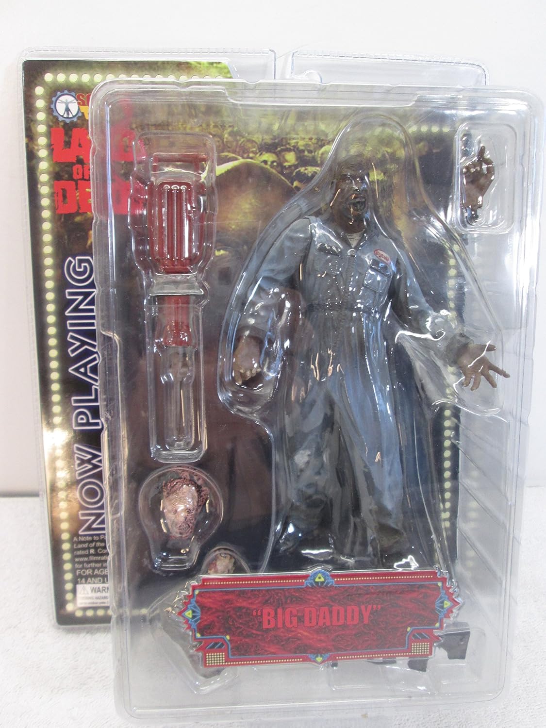 Amazon.com: Now Playing: Land Of The Dead Big Daddy Action Figure ...