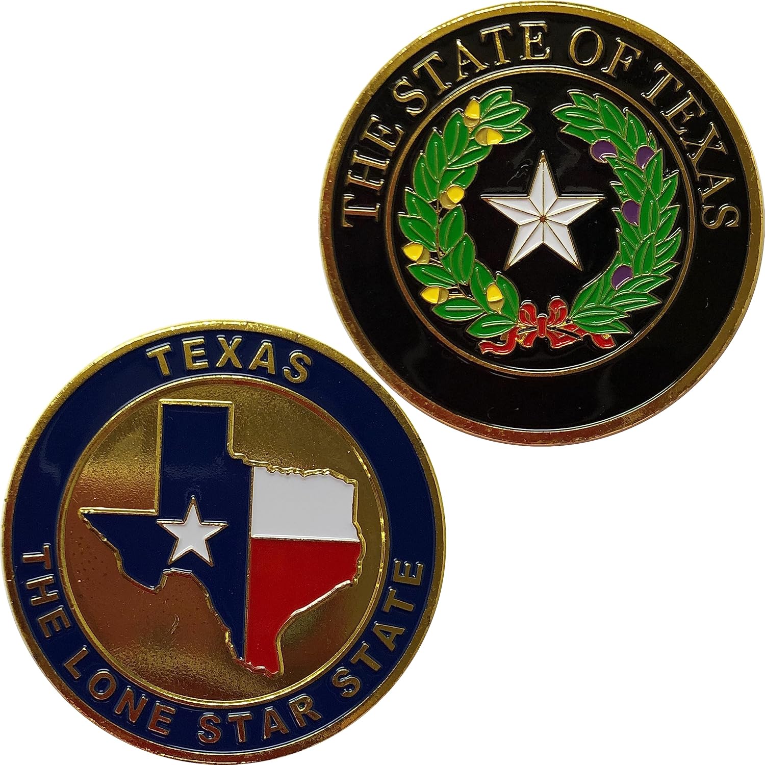Amazon.com: Texas State Seal Challenge Coin - The Lone Star State, 1.0 ...