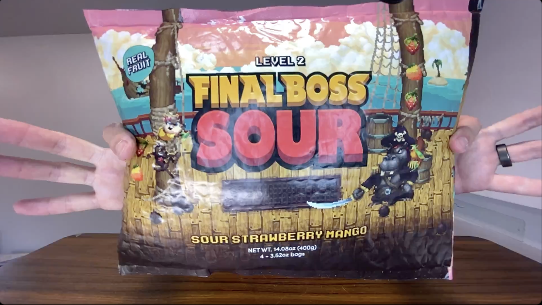 TASTE TEST: The Final Boss Sour Strawberry & Mango Gummy Candy Adventure!
