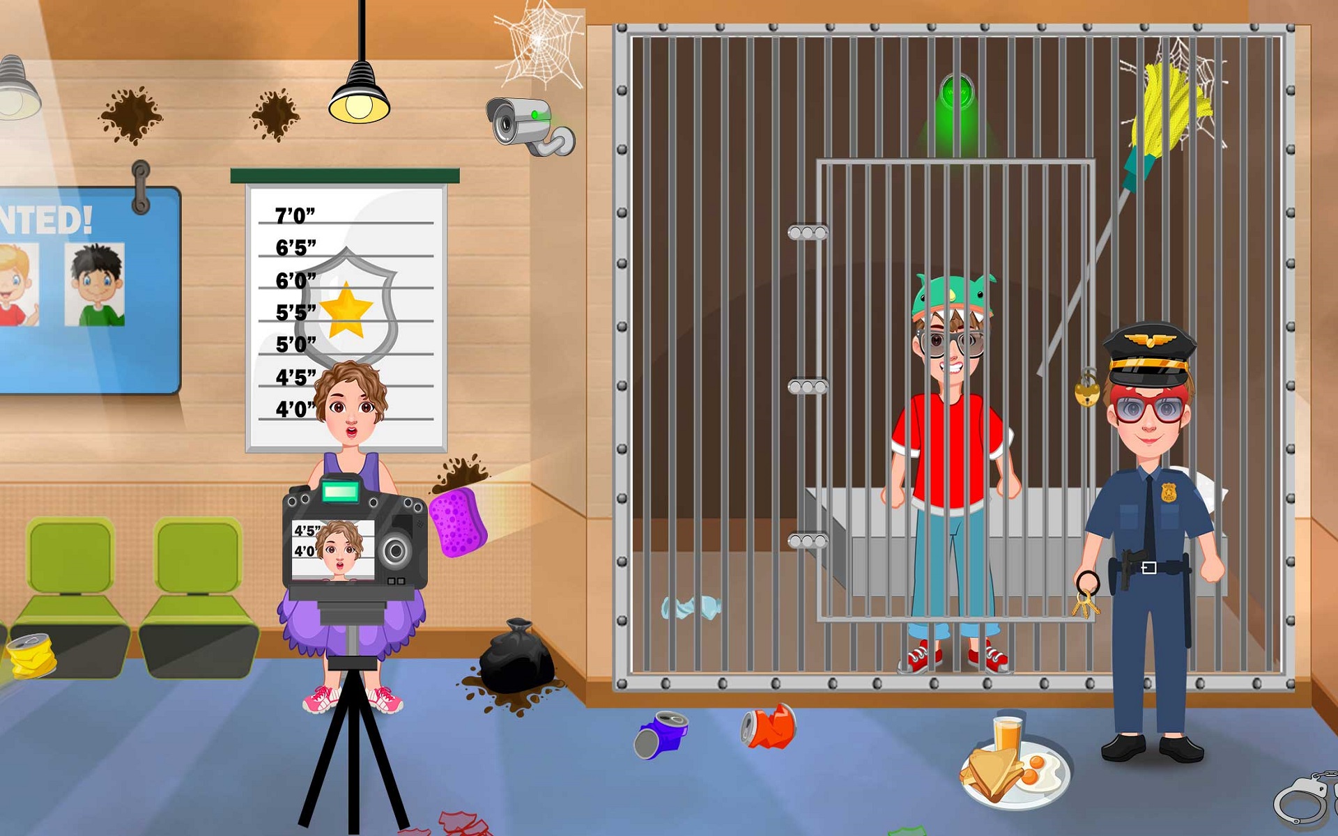 Pretend Play Police Station - My Home Town Jail House Game - App on ...