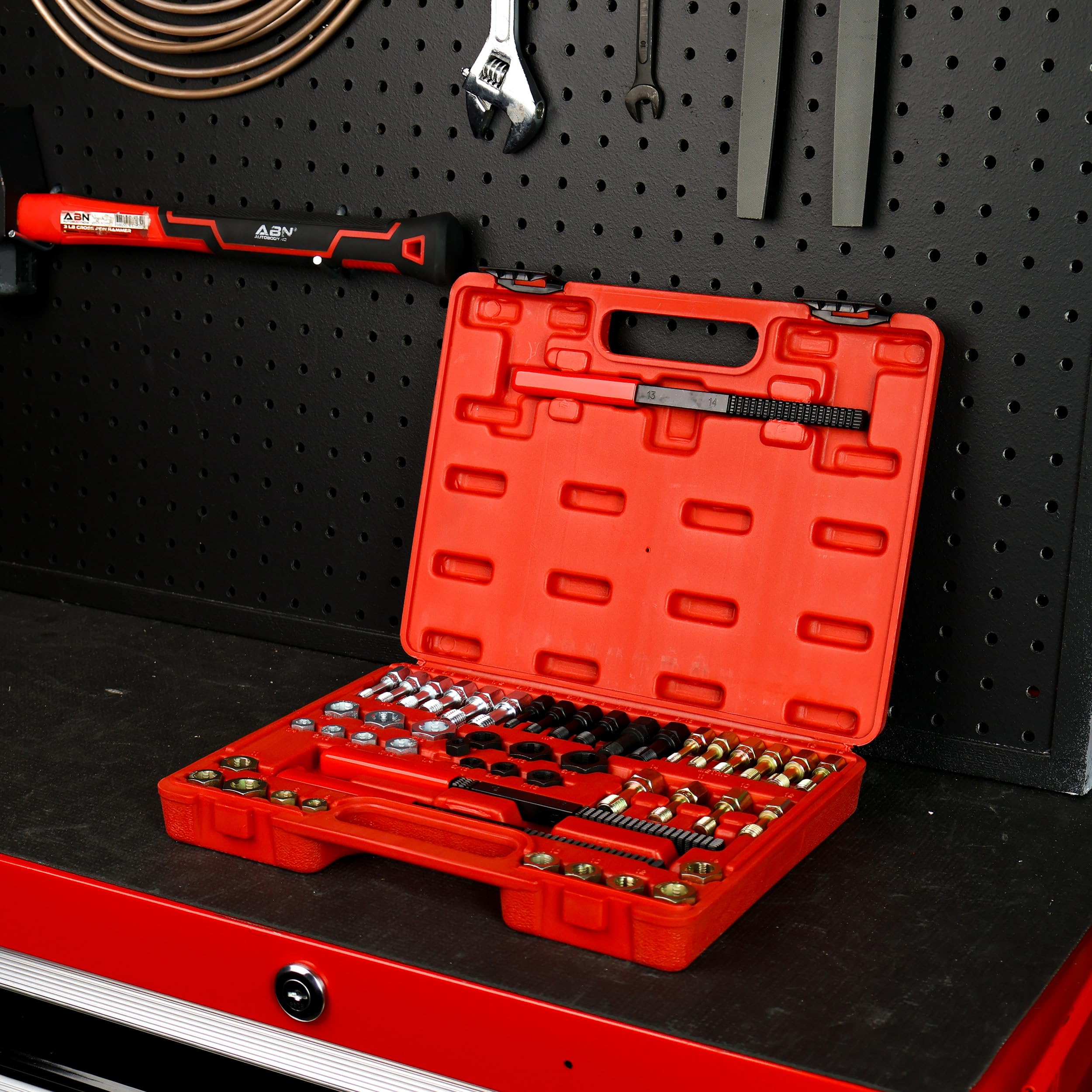 Snapklik.com : ABN Thread Chaser Set 49 Piece - SAE And Metric Thread ...