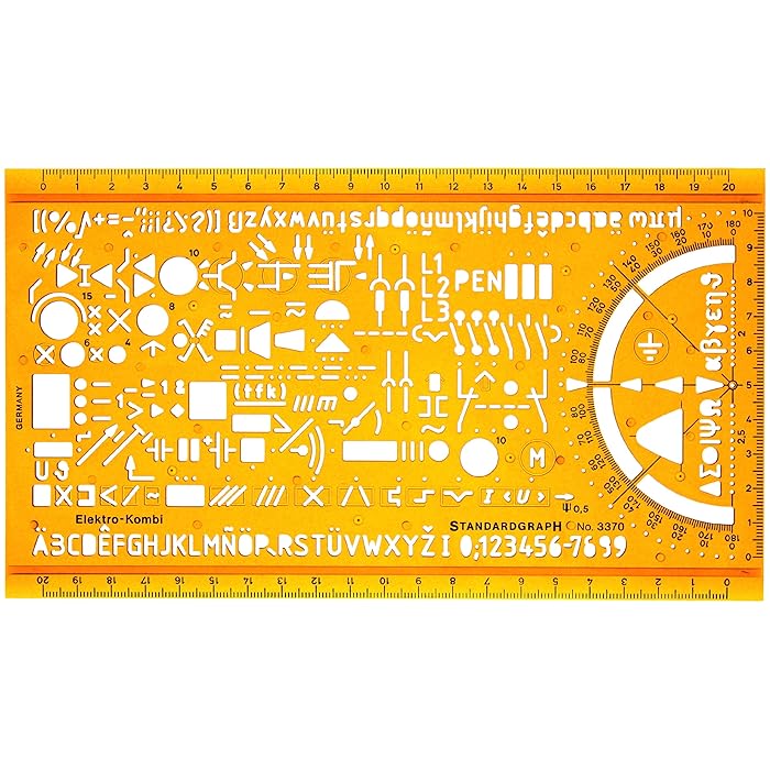 Buy Metric Electrical and Electronic Installation Symbols Drawing ...