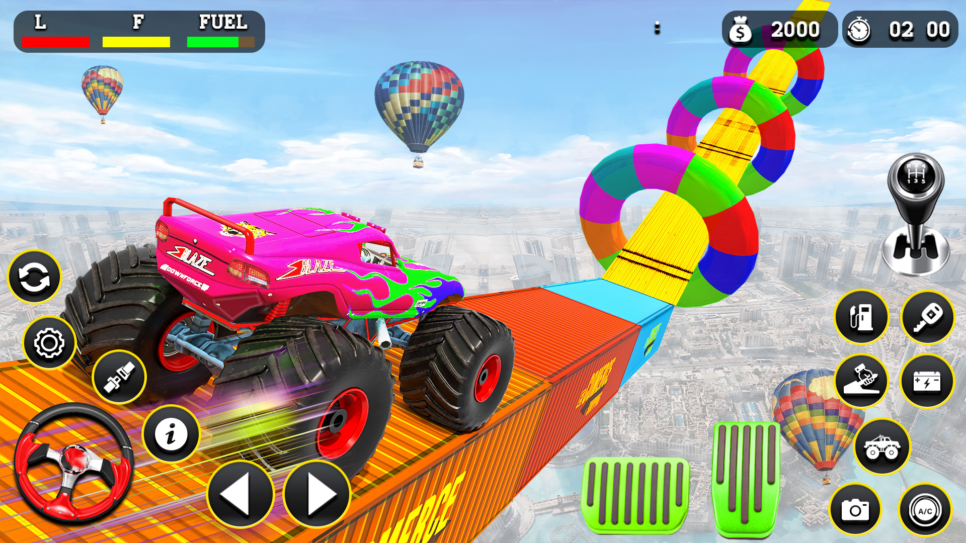 Monster Truck Ramp: Car Games with Mega Ramps Car stunt Monster Ramps ...
