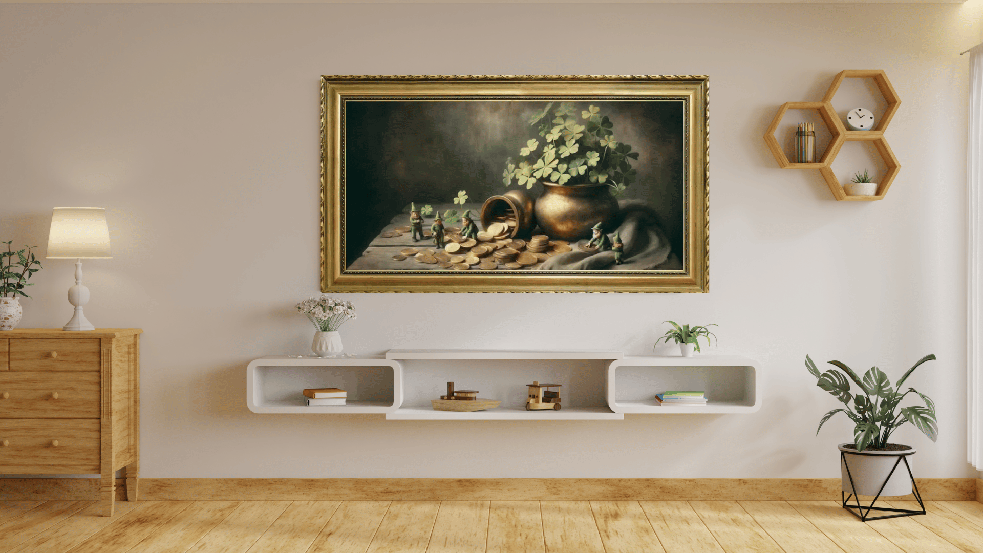 Flowers Tv Art Wallpaper Screensaver Background Vintage Framed Art With