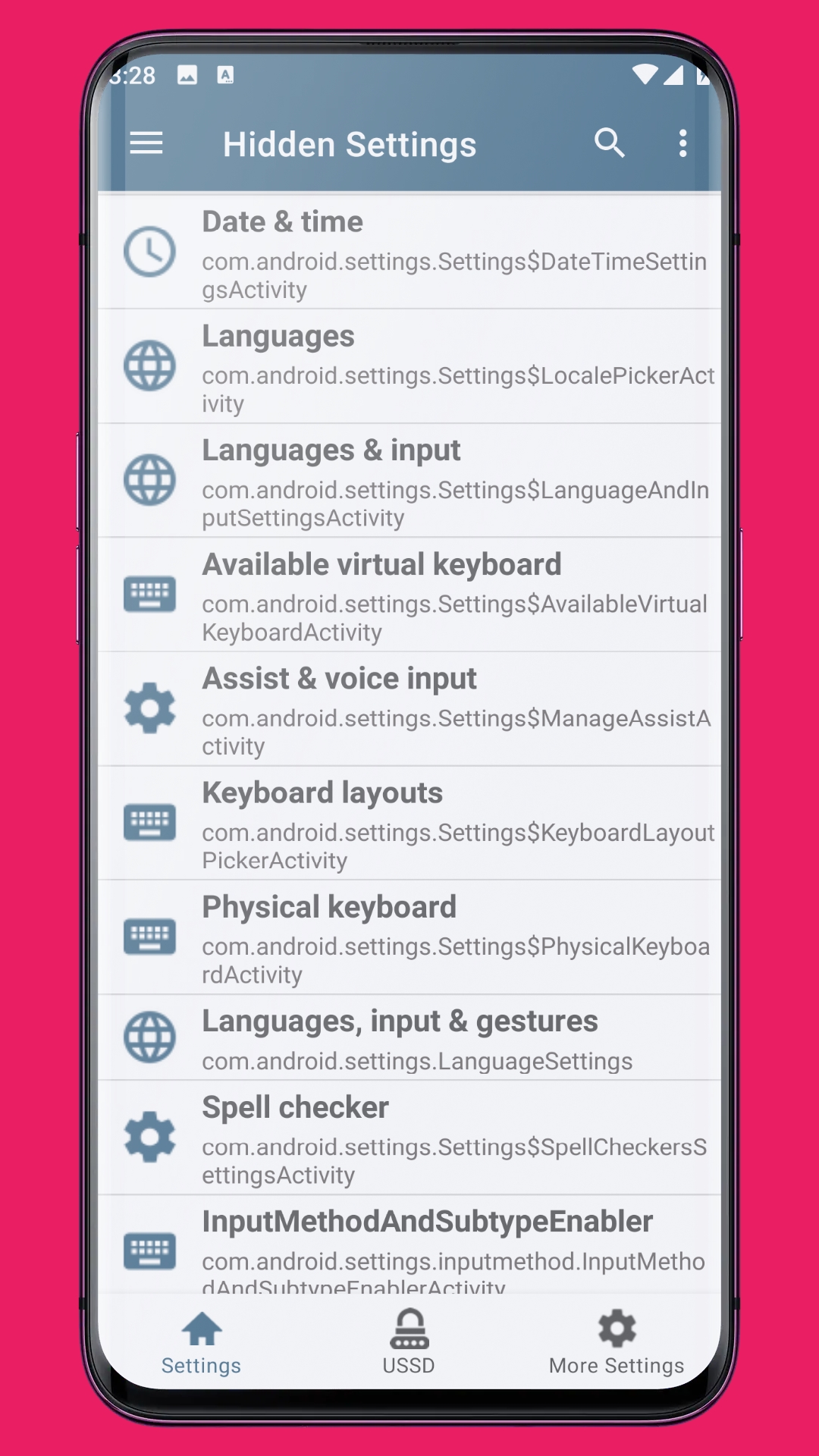 Android Hidden Settings - App on Amazon Appstore