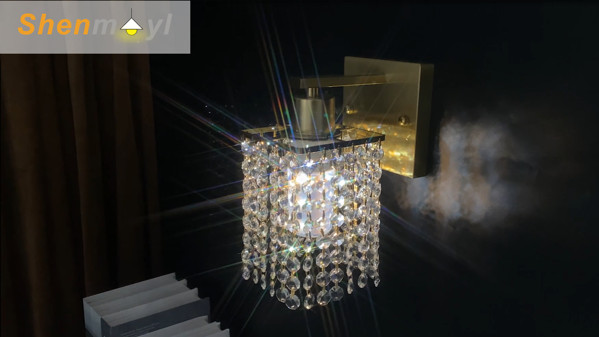 Battery Powered Crystal Sconce Lighting Battery Operated Crystal Wall
