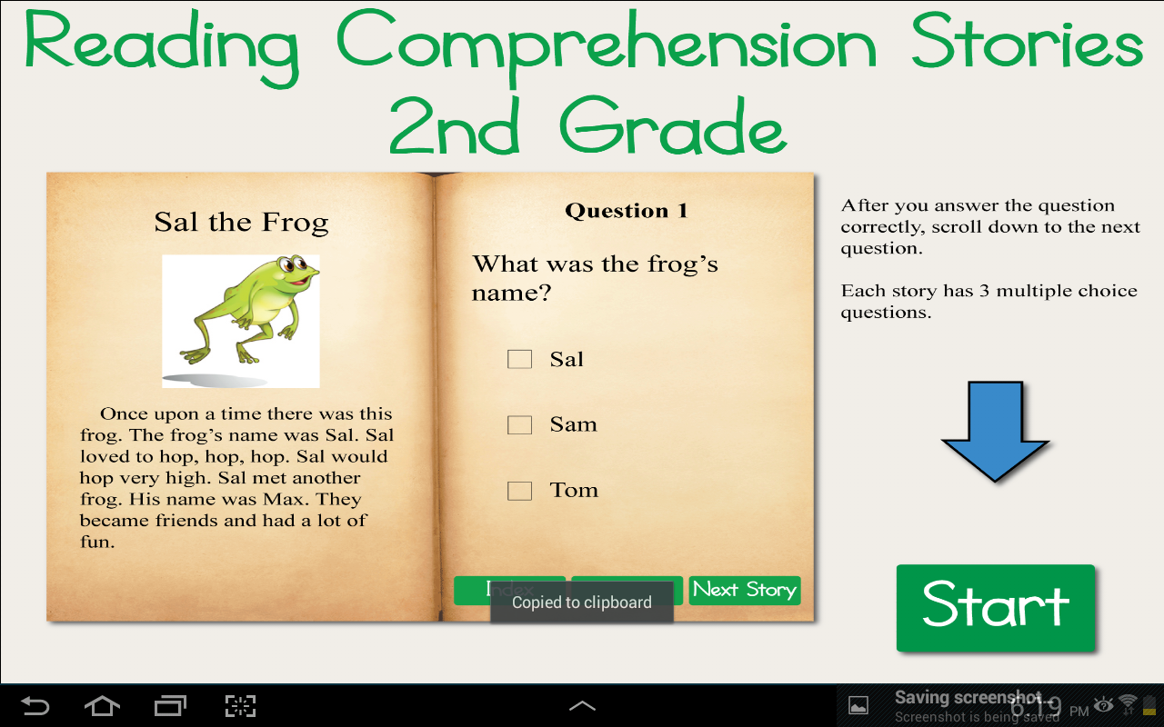 Aplicación Reading Comprehension Stories 2nd Grade en Amazon Appstore