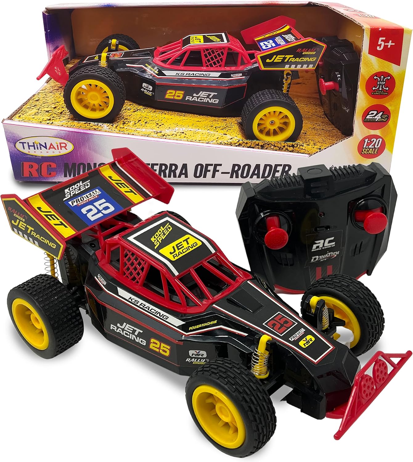 Amazon.com: Nature Bound RC Cars 1:20 Scale Monster Terra RC Off-Roader ...