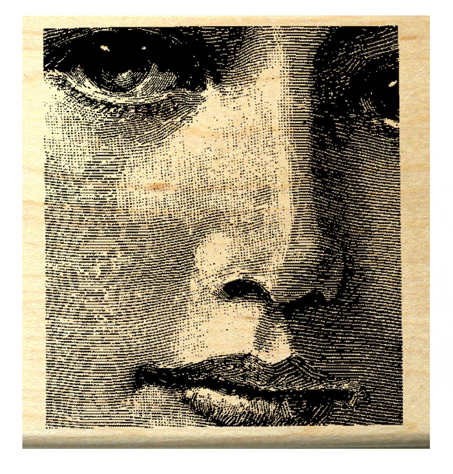 Amazon.com: P30 Woman's Vintage face Rubber Stamp : Arts, Crafts & Sewing