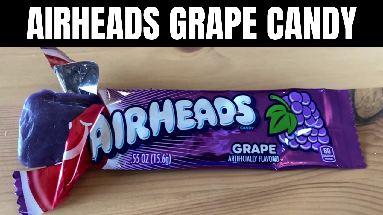 Watch Airheads Candy Grape Flavor - Review on Amazon Live