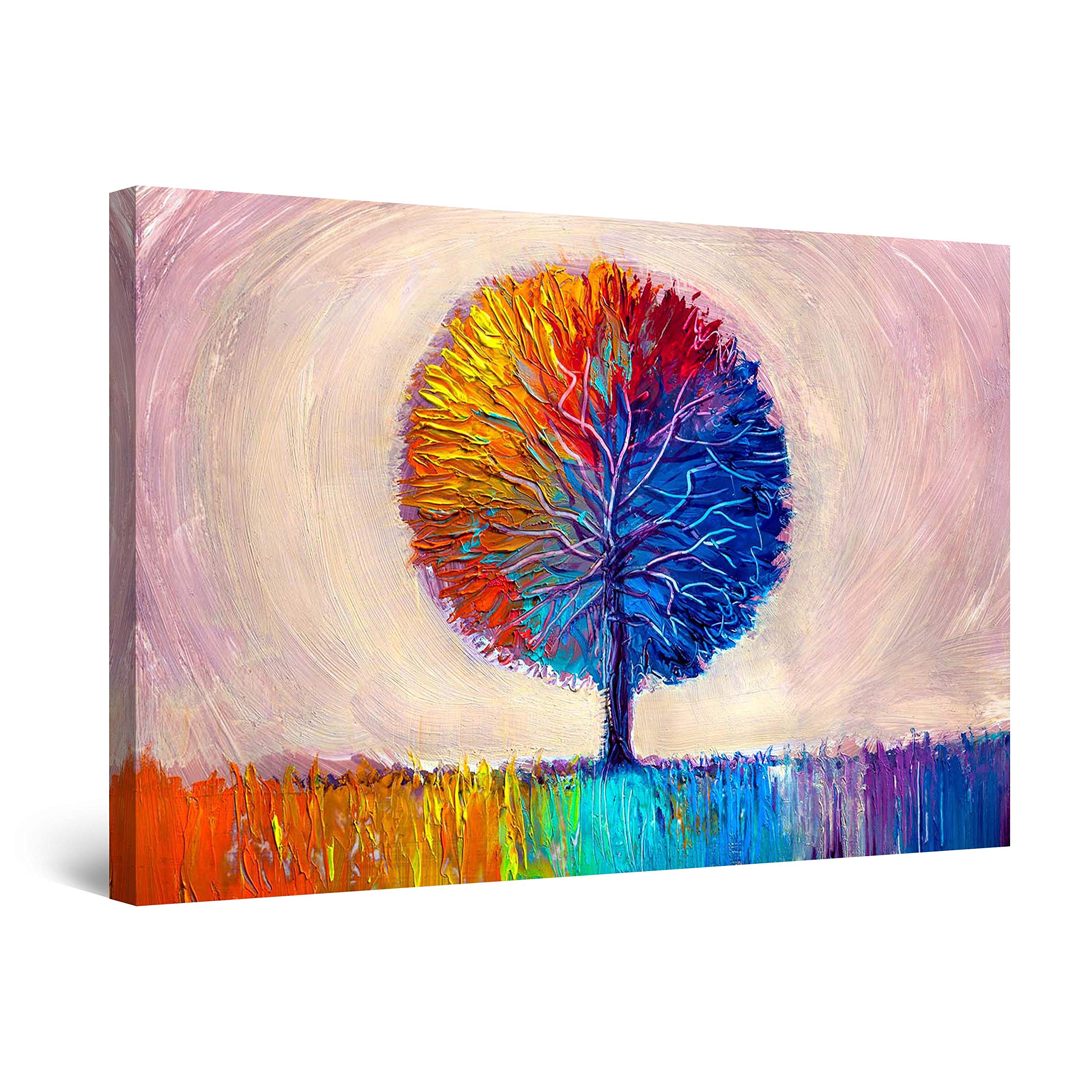 Rainbow Tree Painting