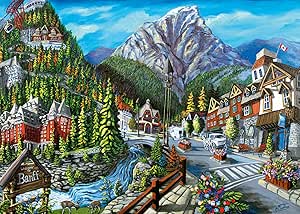 Ravensburger - Canadian Collection - Welcome to Banff - 1000 pc Puzzle ...