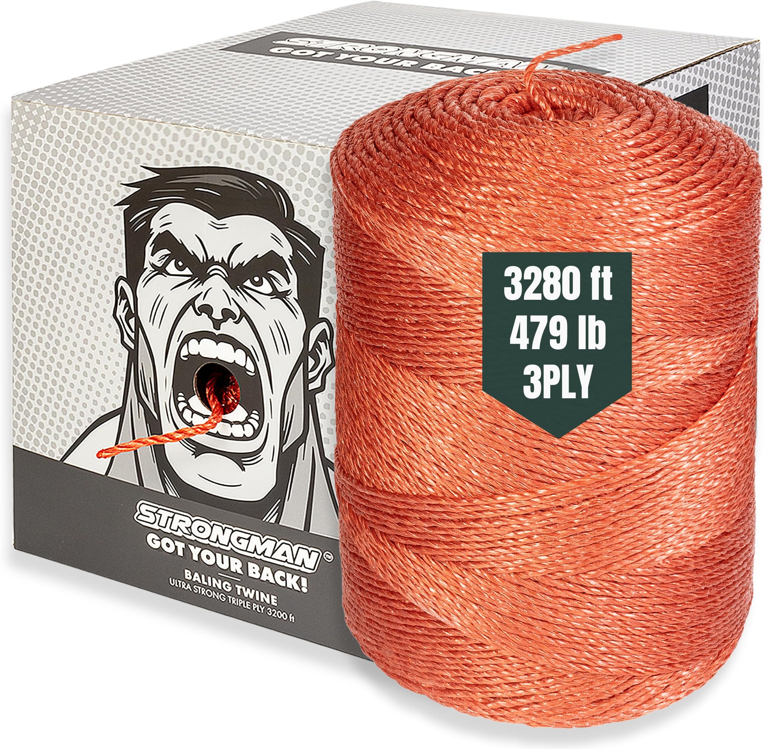 Amazon.com: Ag-Rite Baling Twine, Poly Propylene 350 Pound Knot ...