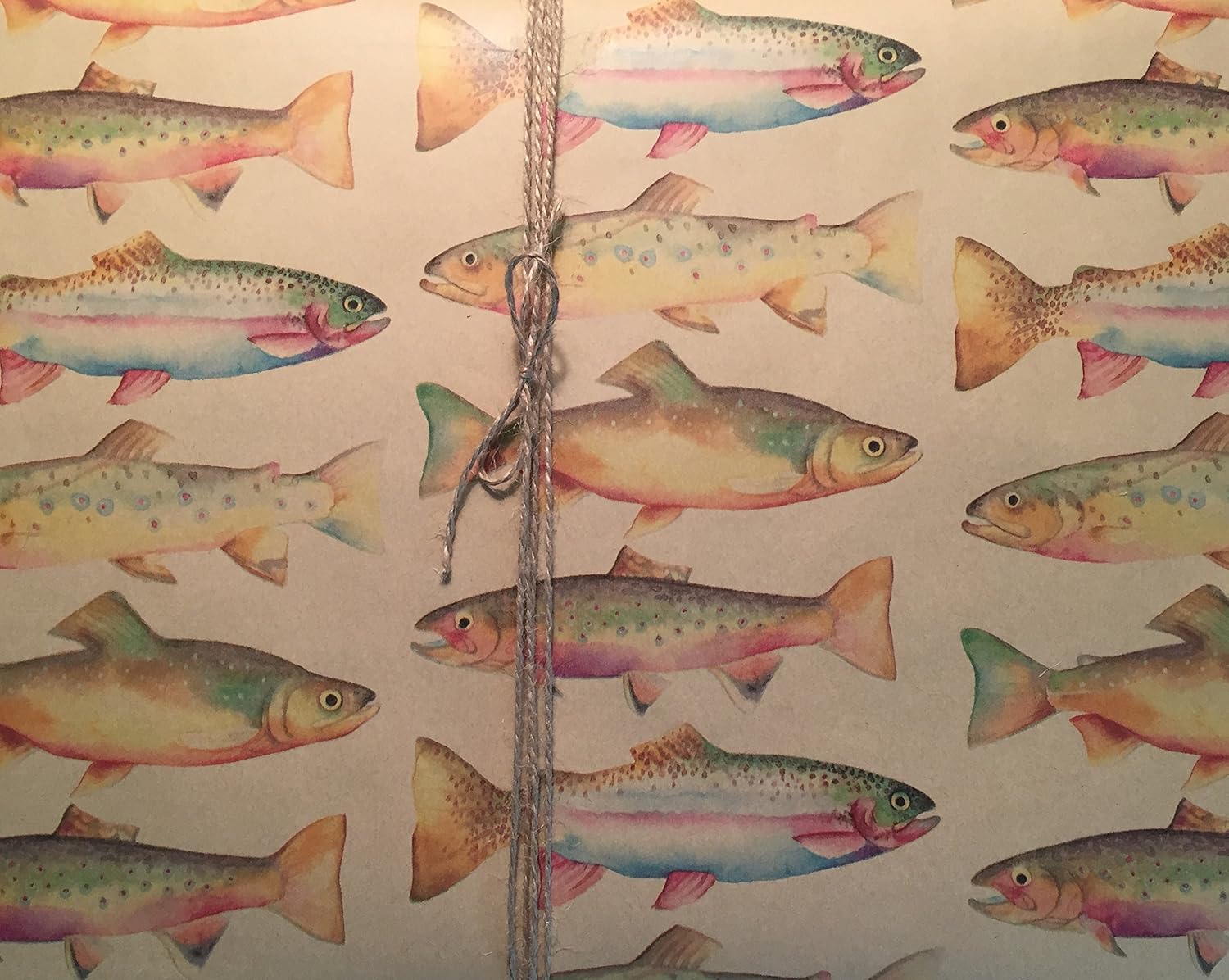 Amazon.com: Fish Wrapping Paper, 24" X 20 FT ROLL, Beautiful Quality ...