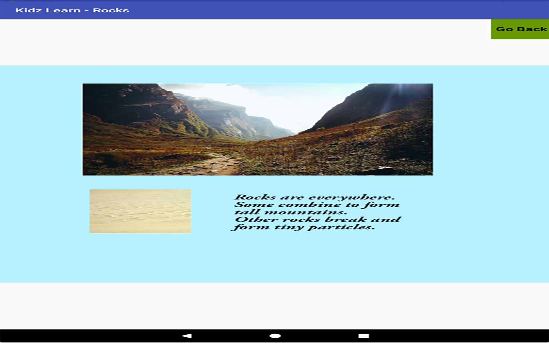 Kidz Learn - Rocks - App on Amazon Appstore